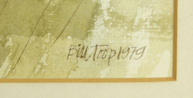 Bill Toop | Six Bill Toop watercolour landscape scenes of Salisbury ...