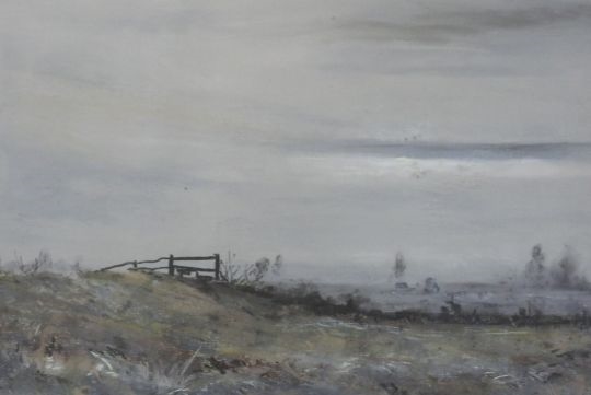 Brian Jull | Brian Jull (b.1949) Field in winter Pastel drawing Signed ...