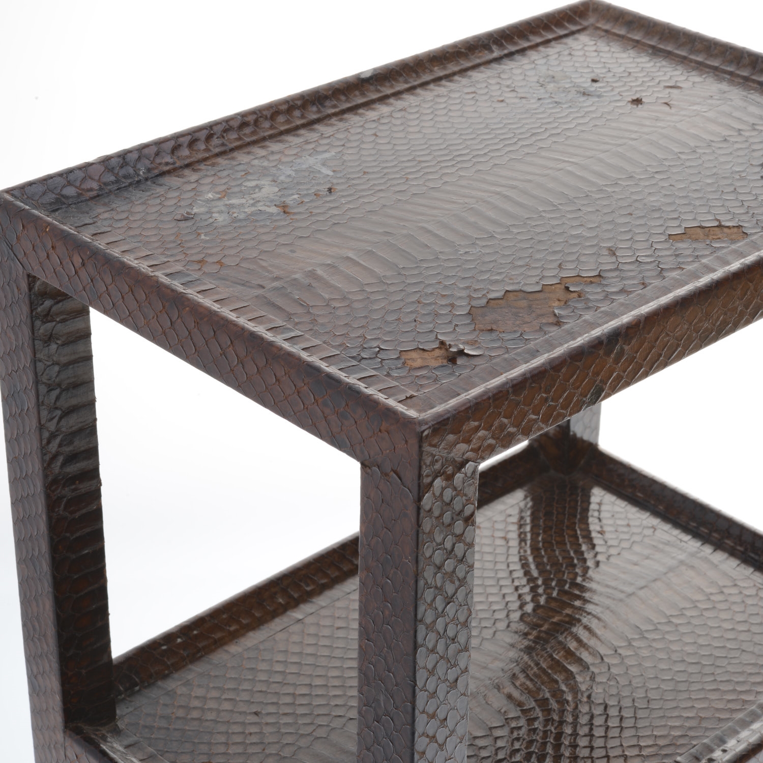 Karl Springer | snakeskin and rattan examples (Circa 1970s) | MutualArt