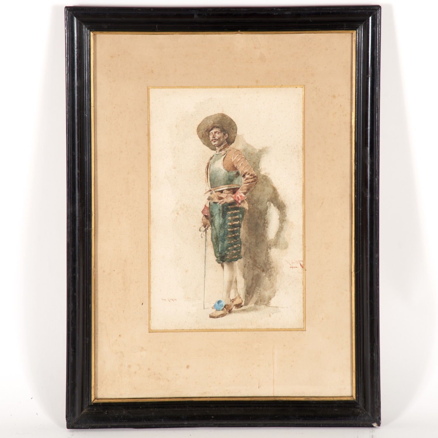 Angelo Graf von Courten | Two courtly gentlemen, in and interior gaming ...