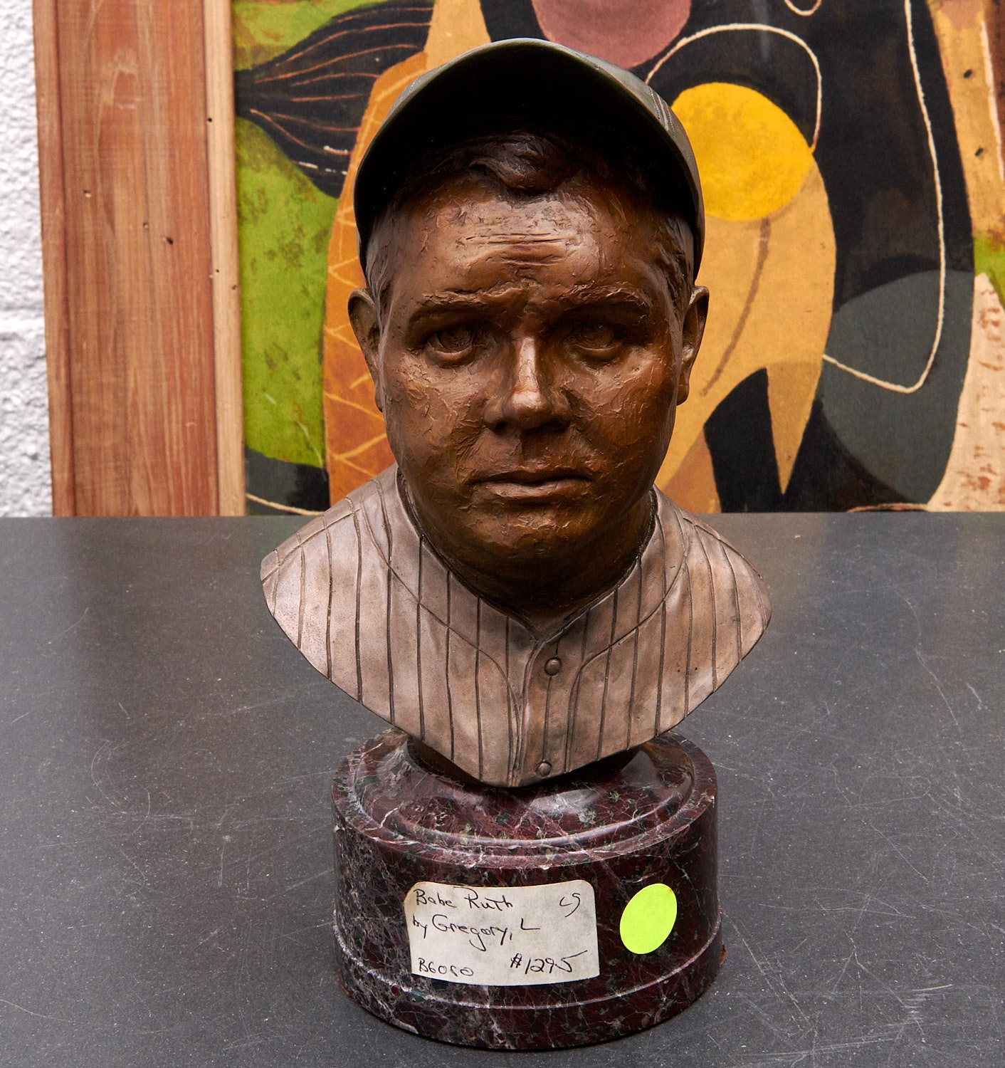Babe Ruth | bronze bust of Babe Ruth (Circa 1991) | MutualArt