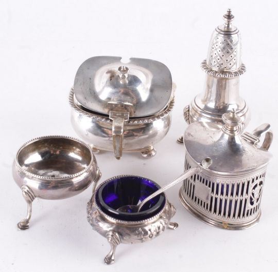 Fox George | A silver oblong baluster mustard (1899) | Compare similar ...