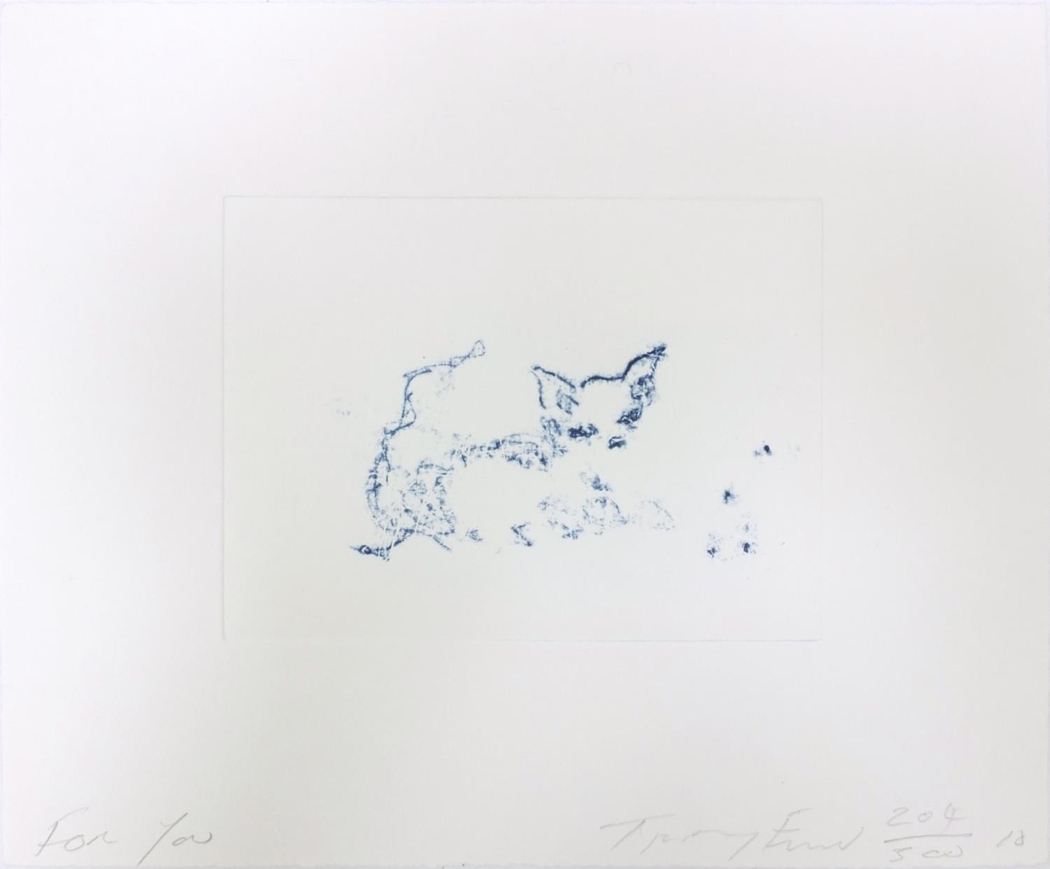 Tracey Emin | Tracey Emin limited edition etching of a cat | MutualArt