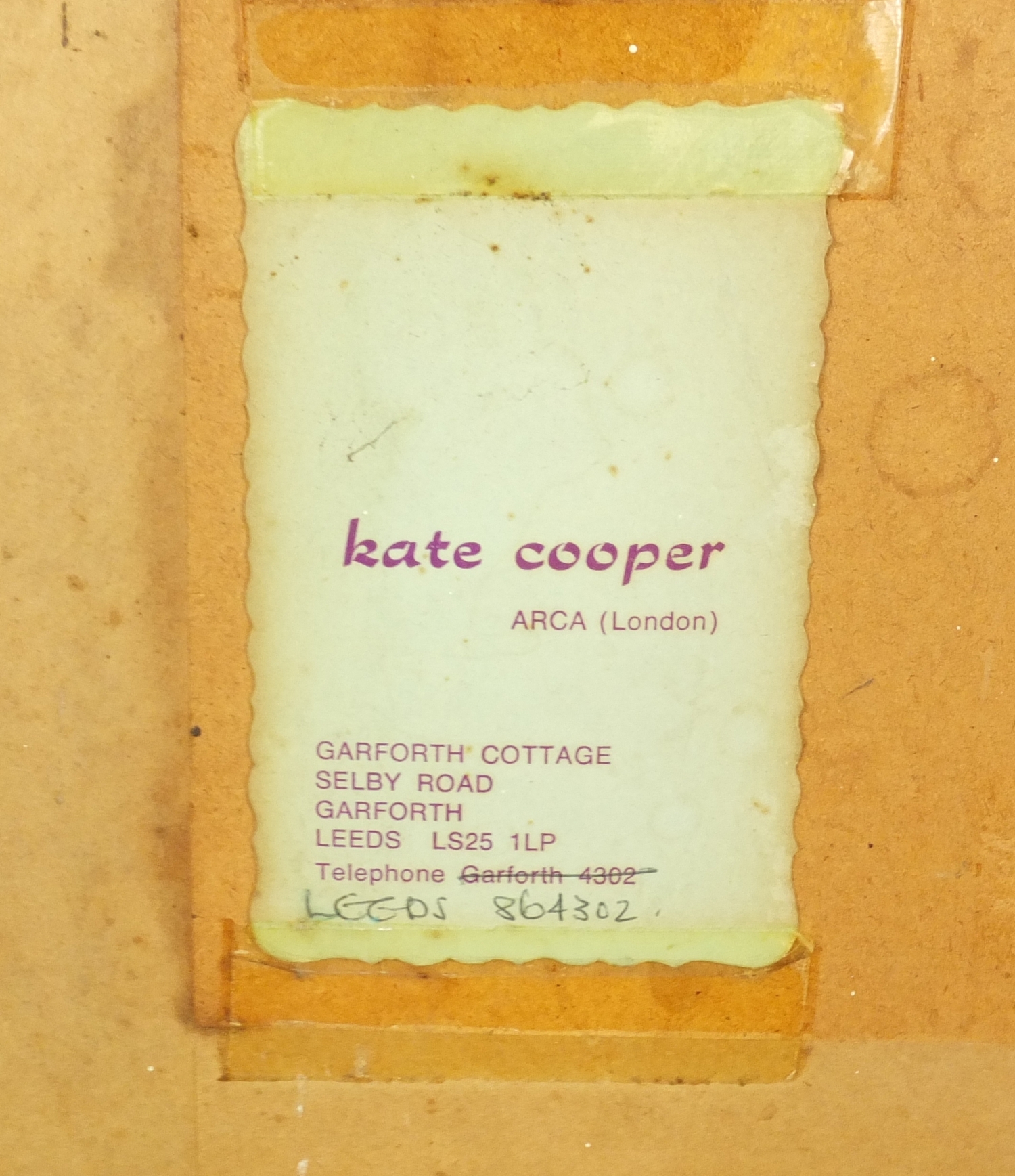 Kate Cooper | Kate Cooper - Fabric collage abstract composition | MutualArt