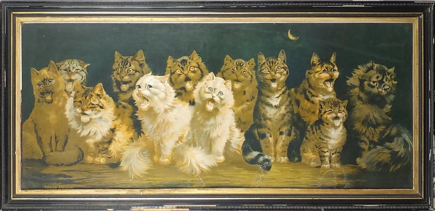 Louis Wain | Vintage Louis Wain print of cats | MutualArt