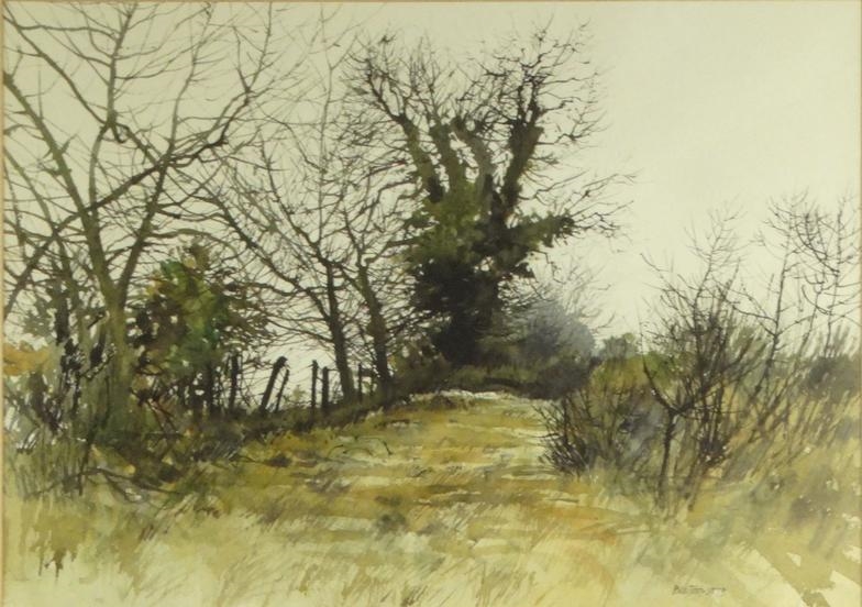 Bill Toop | Six Bill Toop watercolour landscape scenes of Salisbury ...
