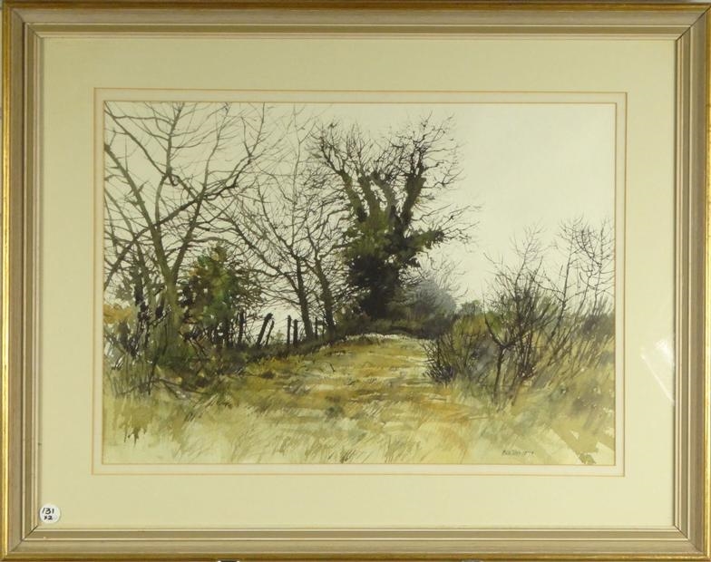 Bill Toop | Six Bill Toop watercolour landscape scenes of Salisbury ...