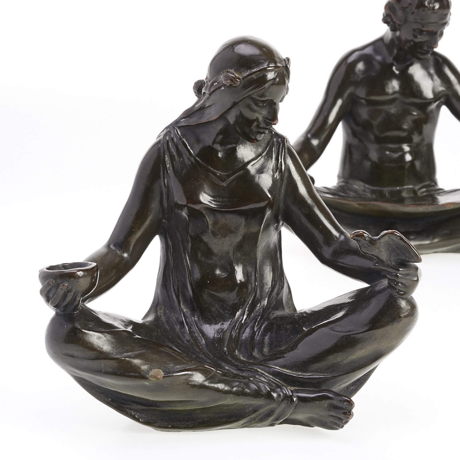 Abastenia St. Leger Eberle | pair bronze sculptures (1913) | MutualArt