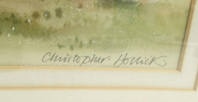 Christopher Hollick | Christopher Hollick - Watercolour view of a ...