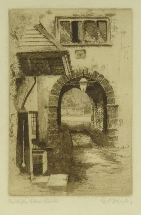 Maria Hampshire Eaton | Maria Eaton - Black and white etching of St ...
