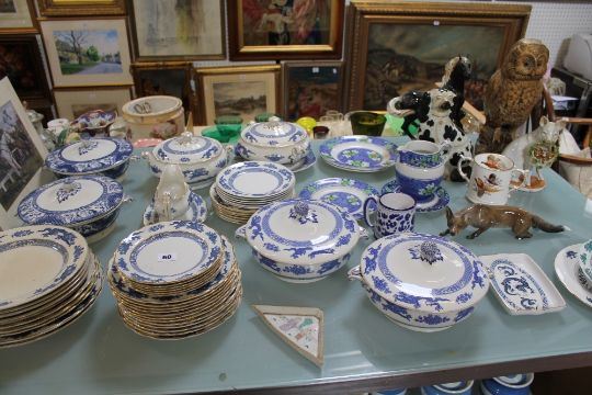 Staffordshire | A quantity of Booths `Dragon` pattern dinnerwares ...
