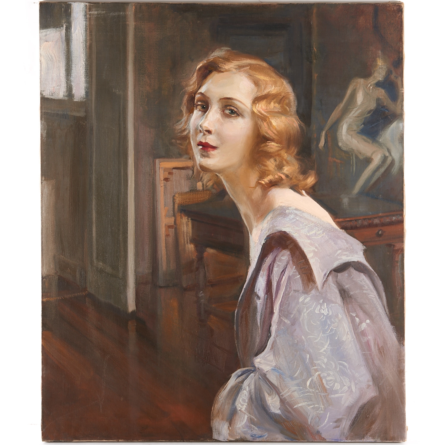 Huguette Clark | portrait painting | MutualArt