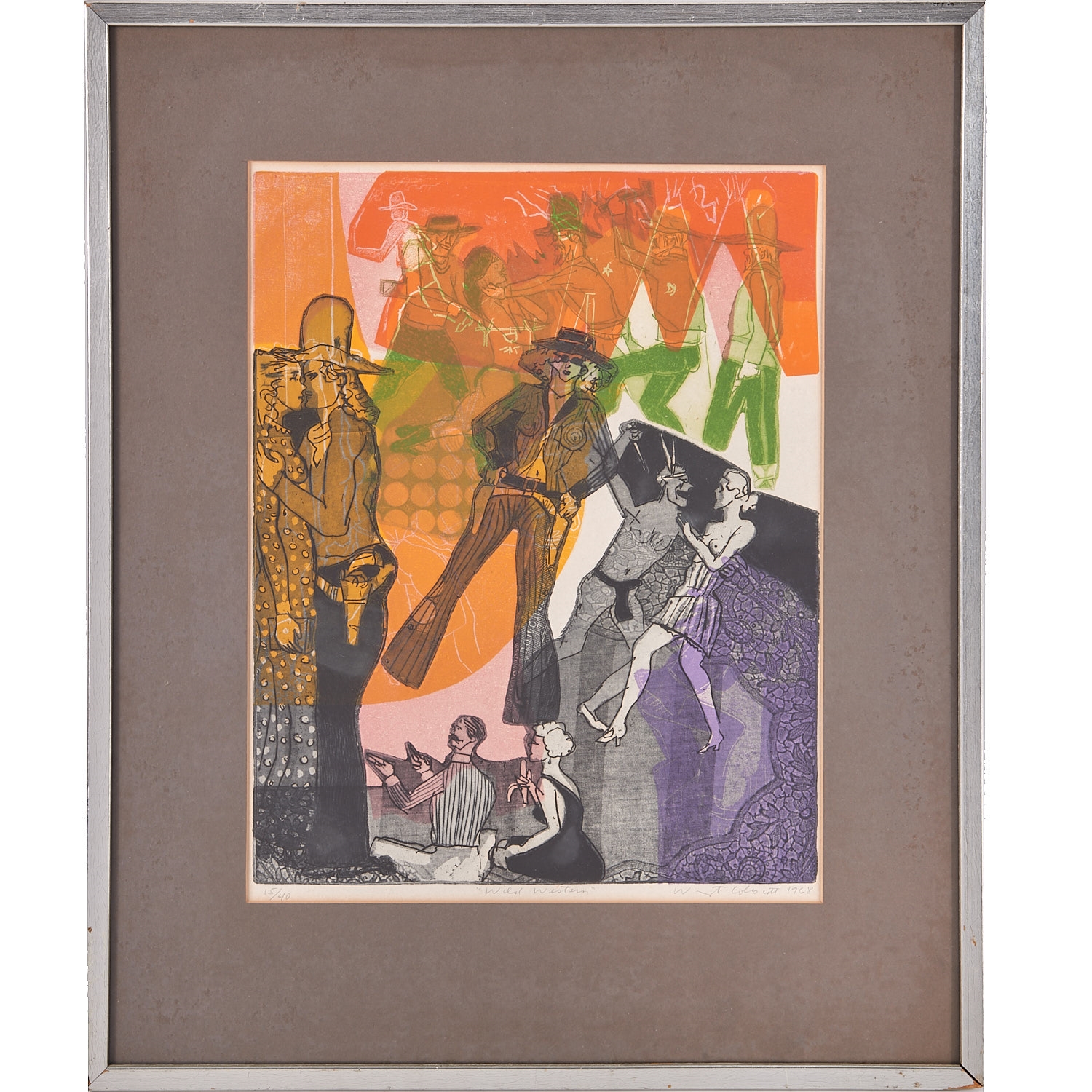 Warrington Colescott | etching (1969) | MutualArt