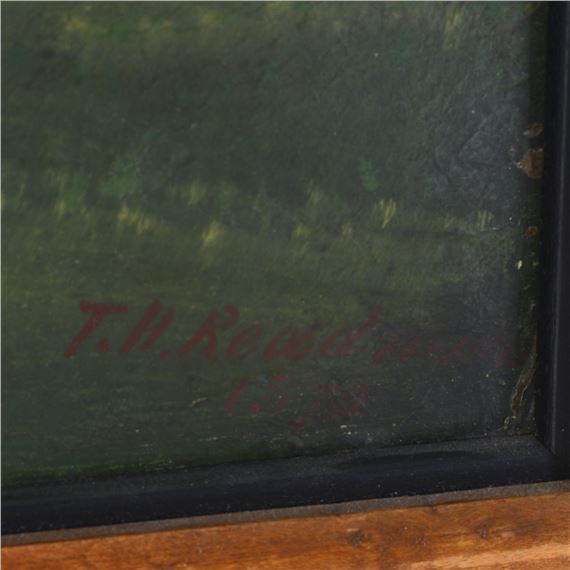 H. Redman | bull painting (1870) | MutualArt