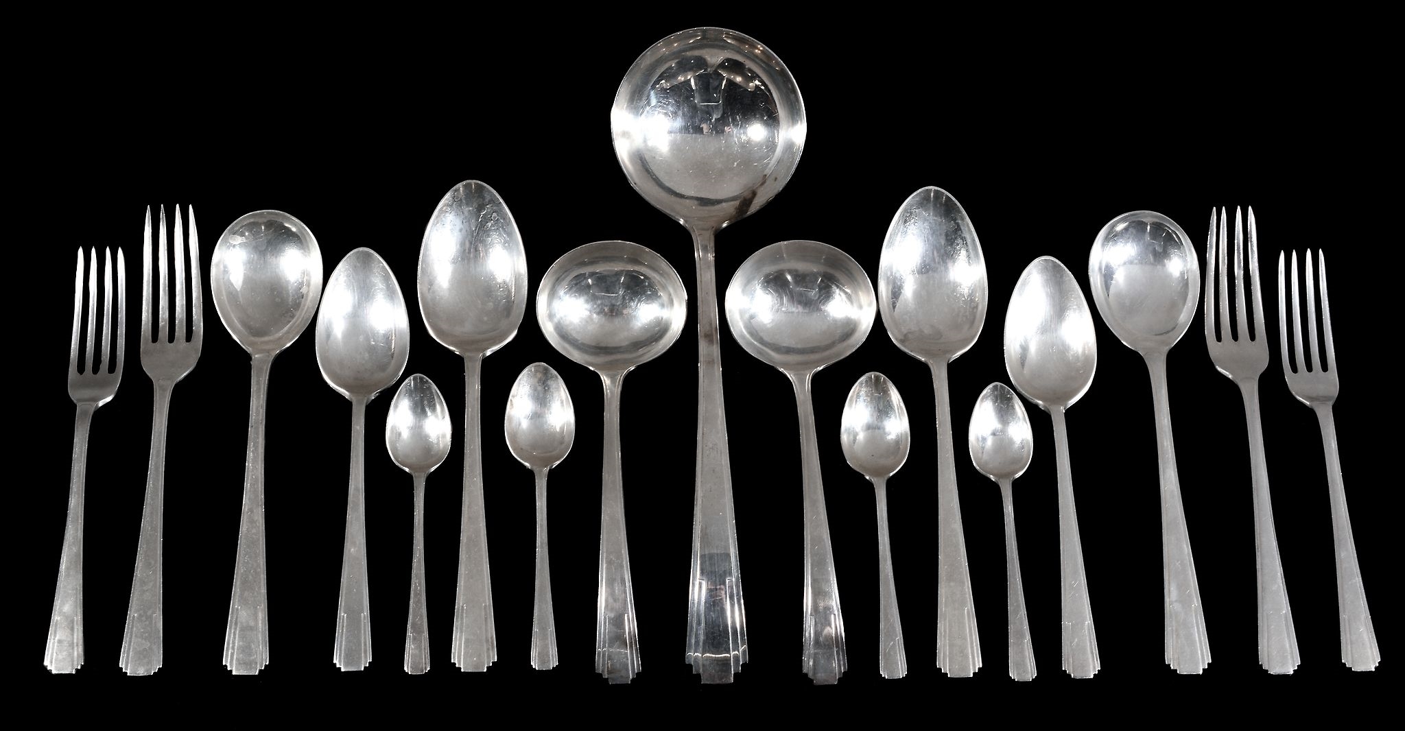 Art Deco School, 20th Century | A silver table service by Barker ...