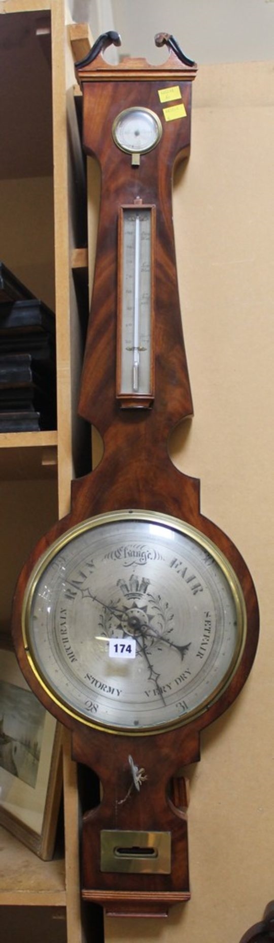 King Charles III | A Victorian mahogany mercury wheel barometer | MutualArt