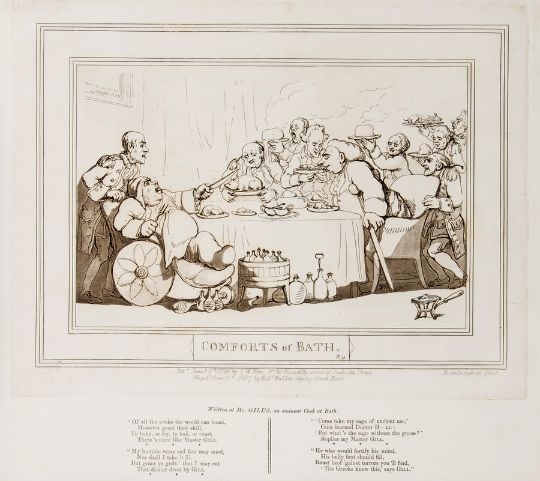 Thomas Rowlandson | Rowlandson (Thomas) The Comforts of Bath reprint ...