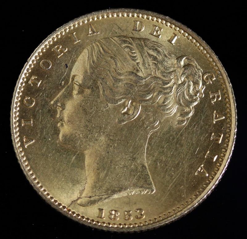 Queen Victoria | A Queen Victoria gold sovereign (1853) | MutualArt