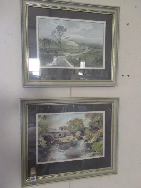 Sam Chadwick | PAIR OF SAM CHADWICK WATERCOLOURS | MutualArt