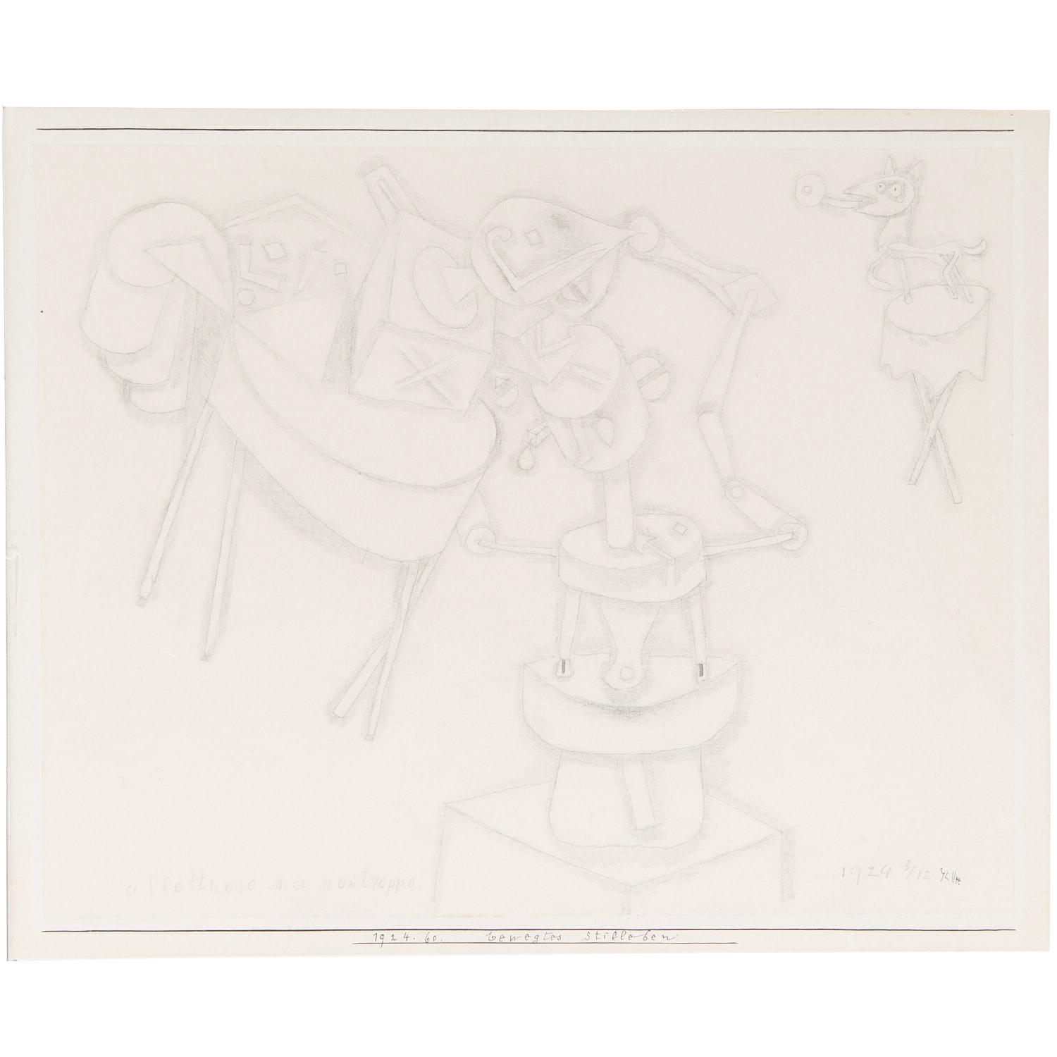 Paul Klee | pencil drawing (1924) | MutualArt