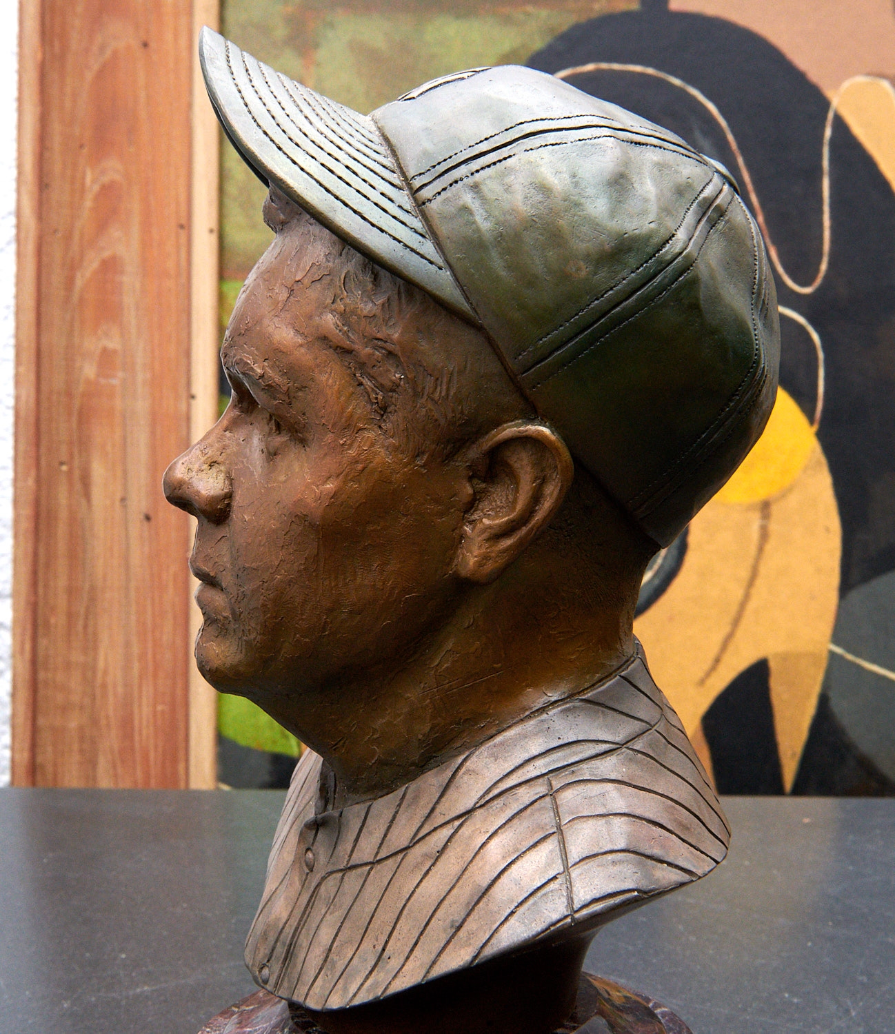 Babe Ruth | bronze bust of Babe Ruth (Circa 1991) | MutualArt