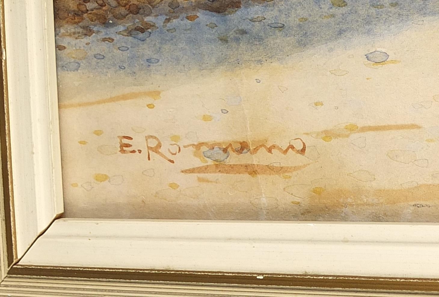 Emmanuel | Emmanuel Romano - Two early 20th century watercolours one of ...