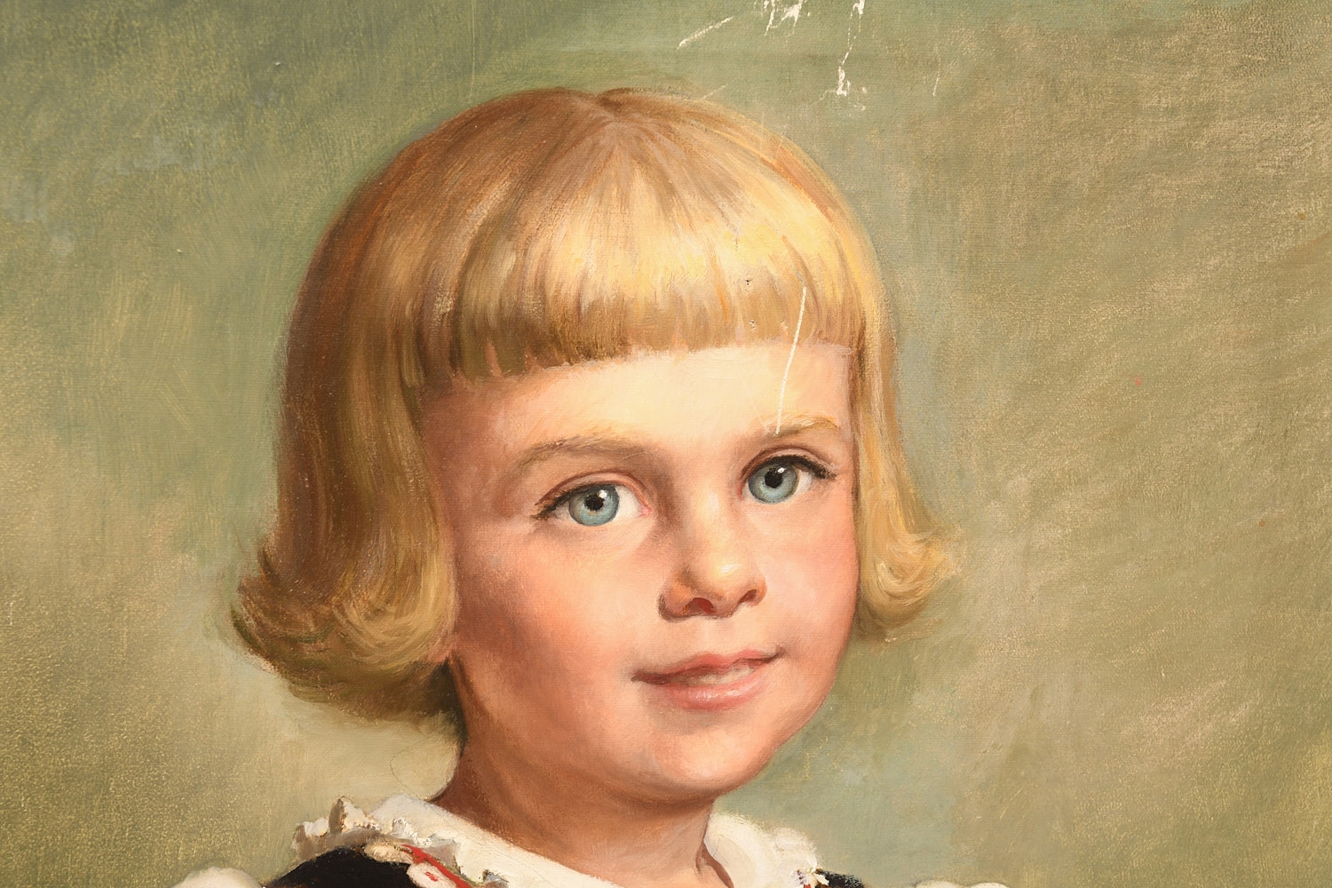 Louise Altson | (2) portrait paintings | MutualArt