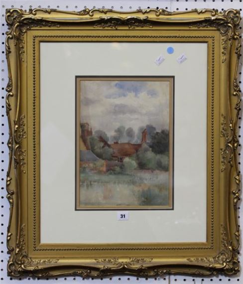 William Russell Flint | Reclining Nude on the Sands | MutualArt