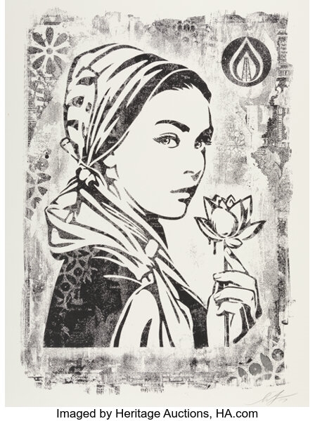 Shepard Fairey | Damaged Stencil Series (2017) | MutualArt