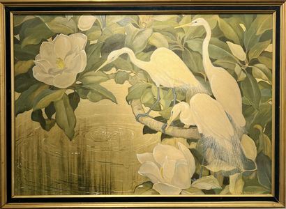 Jessie Arms Botke | Tropical pool | MutualArt