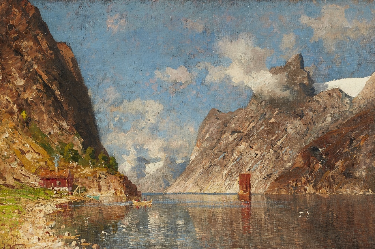Eilert Adelsteen Normann | Norwegian Fjord Landscape | MutualArt