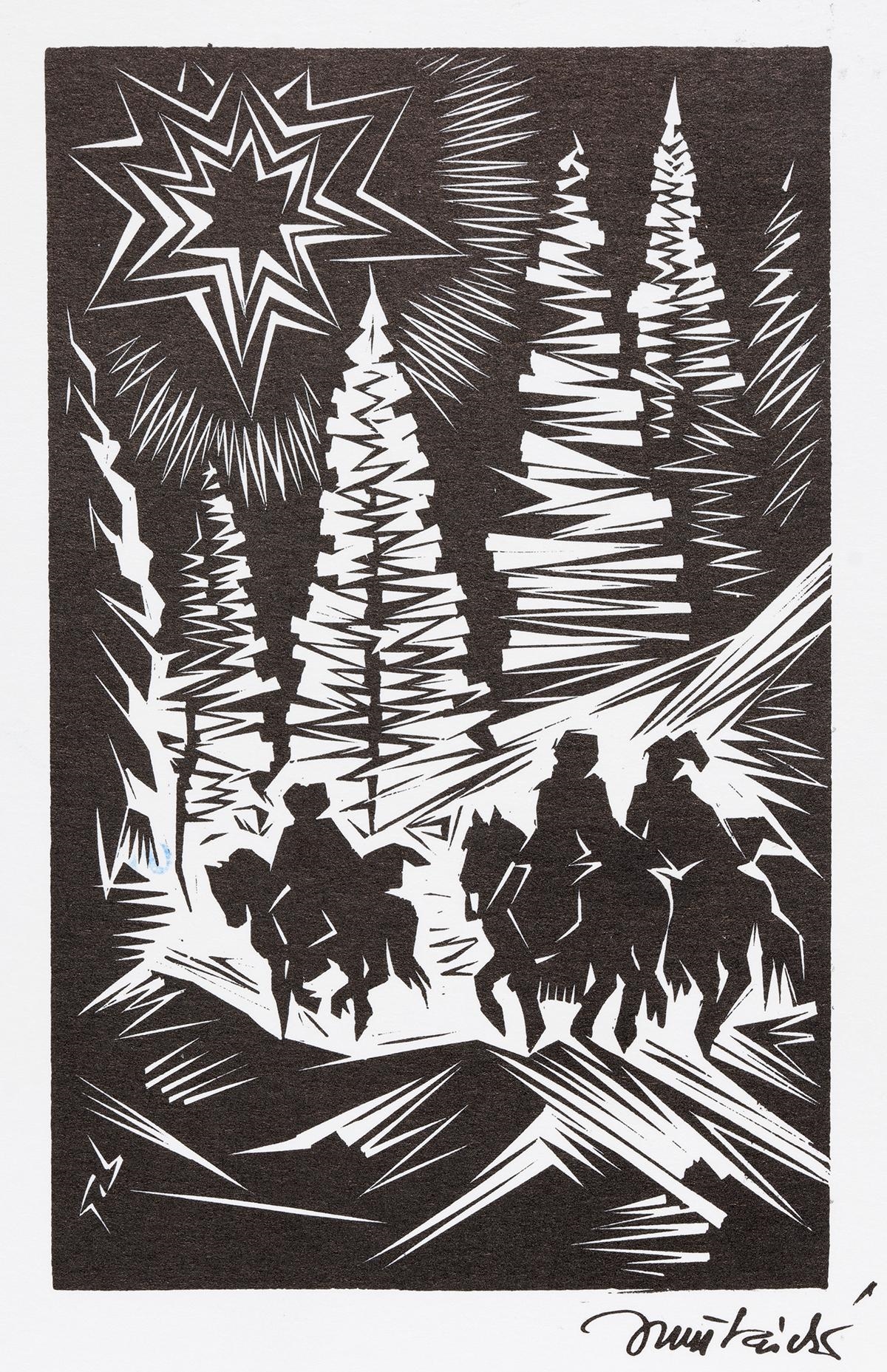 LASZLO IMETS | Untitled - Three Kings (1934) | MutualArt