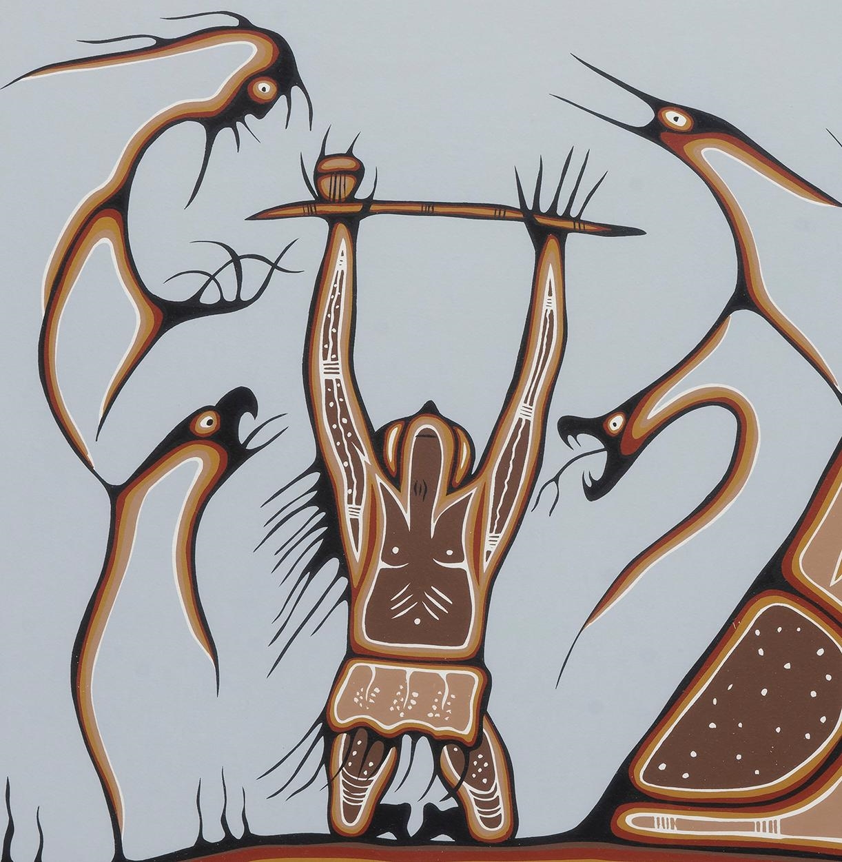 Randy Trudeau | Thunder Spirit Visits The Great Manito | MutualArt