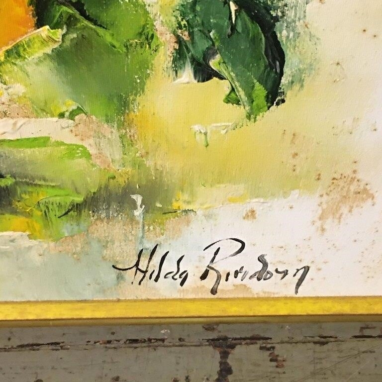 Hilda Gleizer Rindom | Flowers (1972) | MutualArt