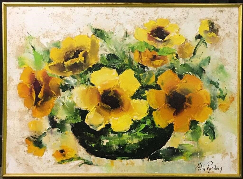Hilda Gleizer Rindom | Flowers (1972) | MutualArt