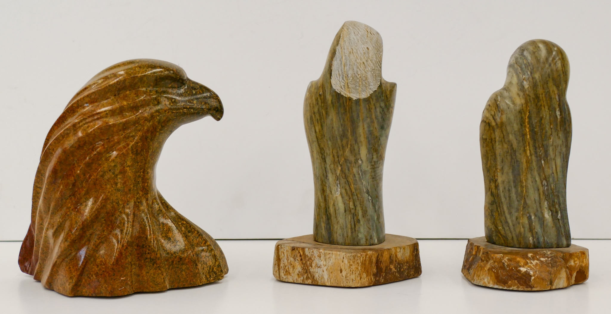 Leon Anderson | OWL AND EAGLE CARVINGS | MutualArt