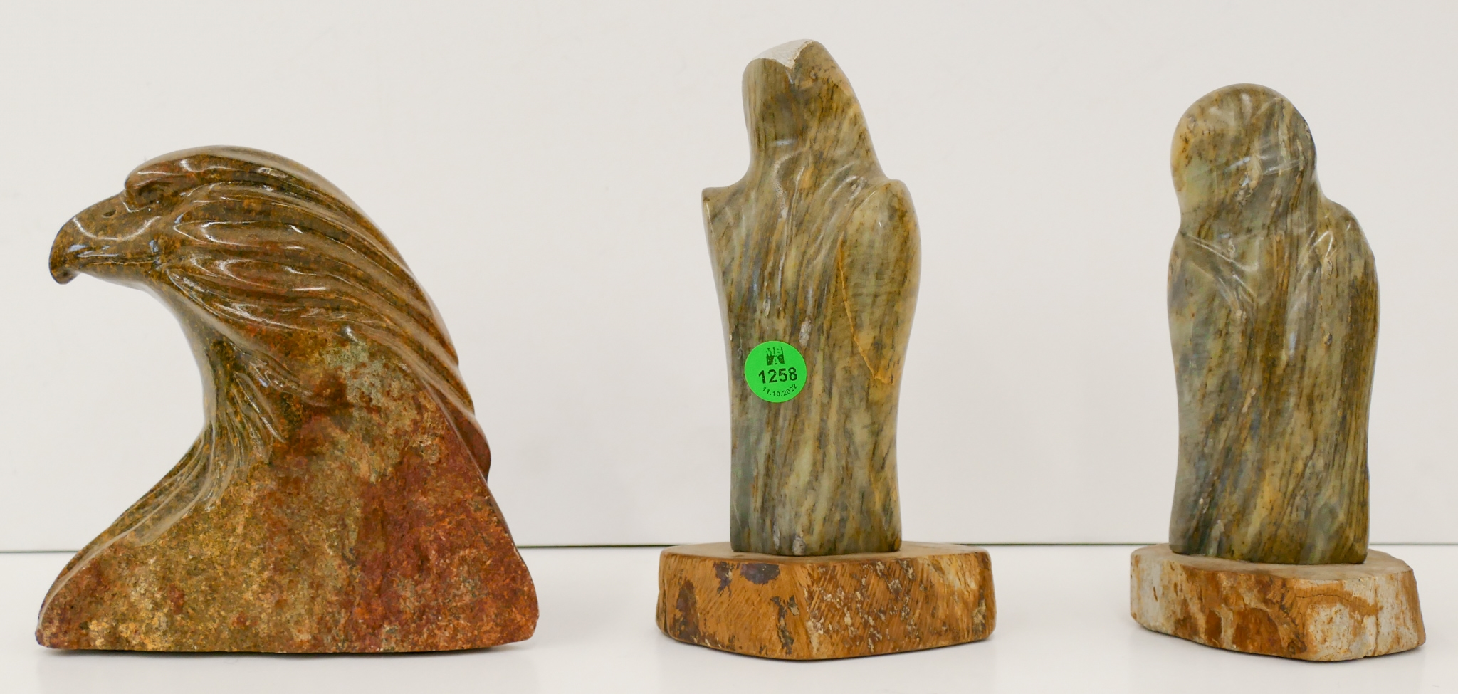 Leon Anderson | OWL AND EAGLE CARVINGS | MutualArt