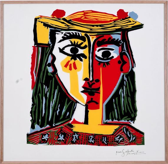 Pablo Picasso | Portrait of Woman in Hat | MutualArt