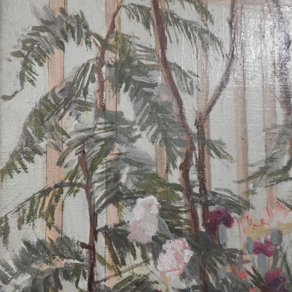John Ernest Foster | Garden room with flowers | MutualArt