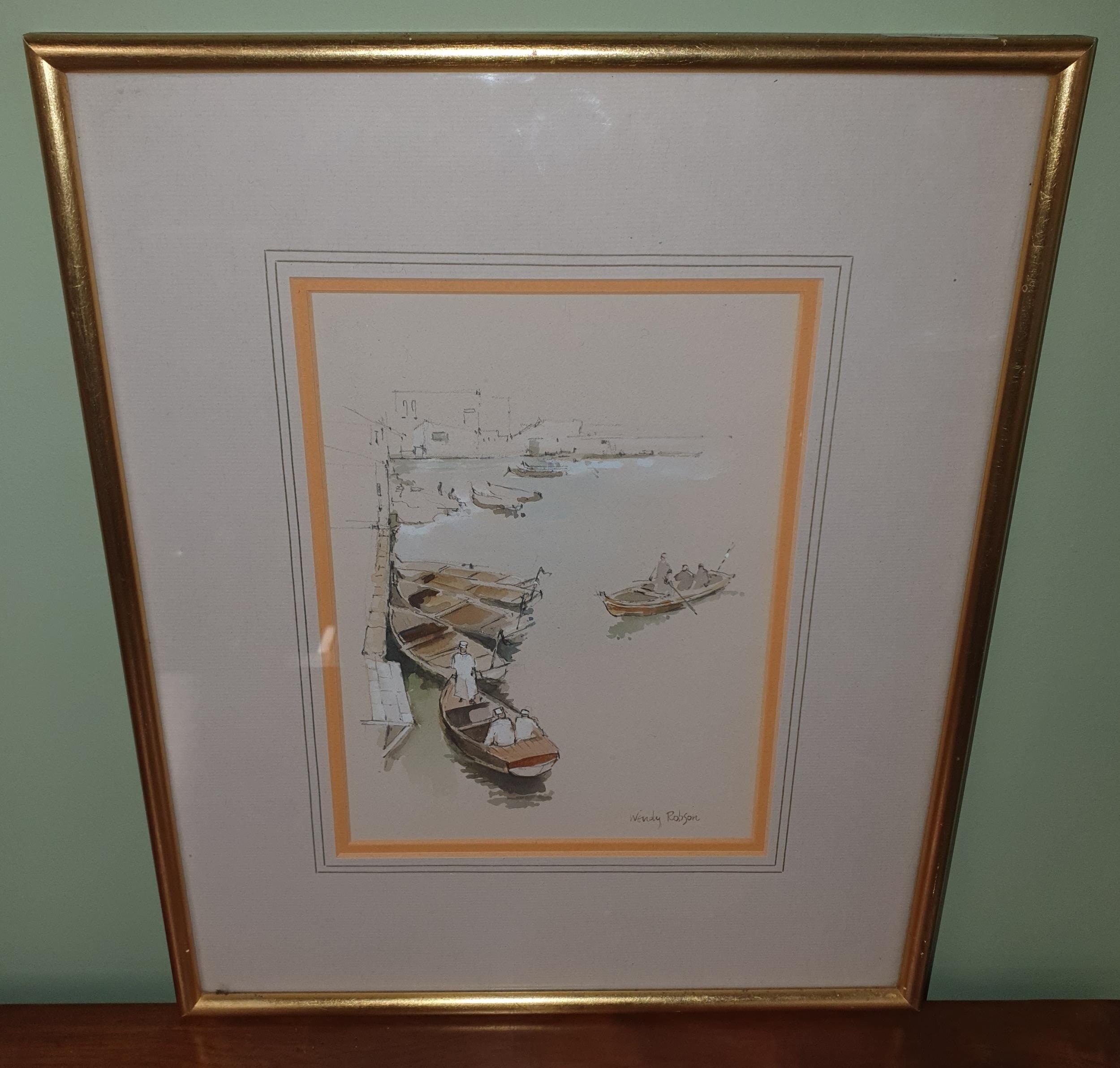Wendy Butler | A th Century Watercolour of possibly a Venetian scene by ...