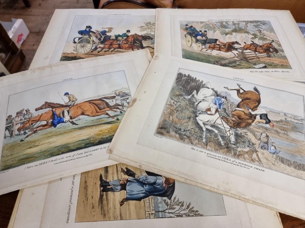 Henry Thomas Alken | a set of twelve unframed hand-coloured prints ...