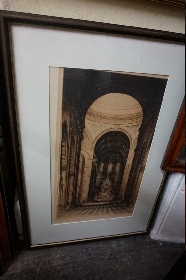 Edward W. Sharland | ' St Pauls Cathedral'; 'Westminster Abbey' | MutualArt