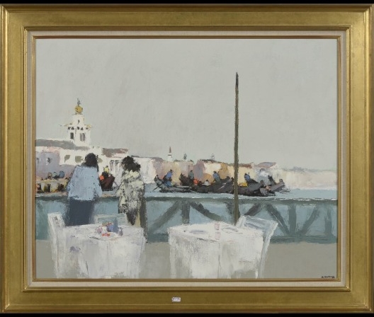 Georges Roudneff | Les gondoles à Venise | MutualArt