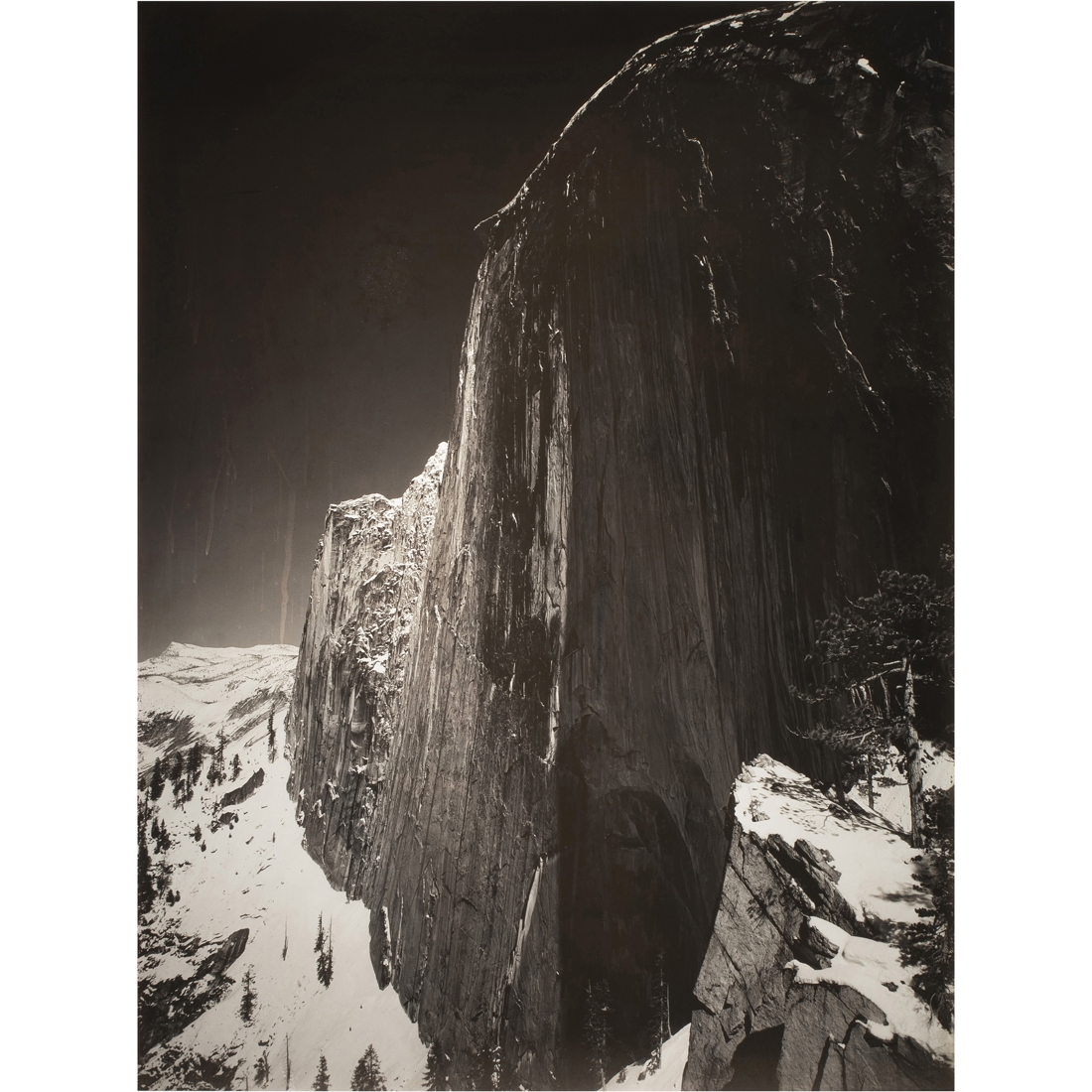Ansel Adams | Monolith, the Face of Half Dome, Yosemite National Park ...