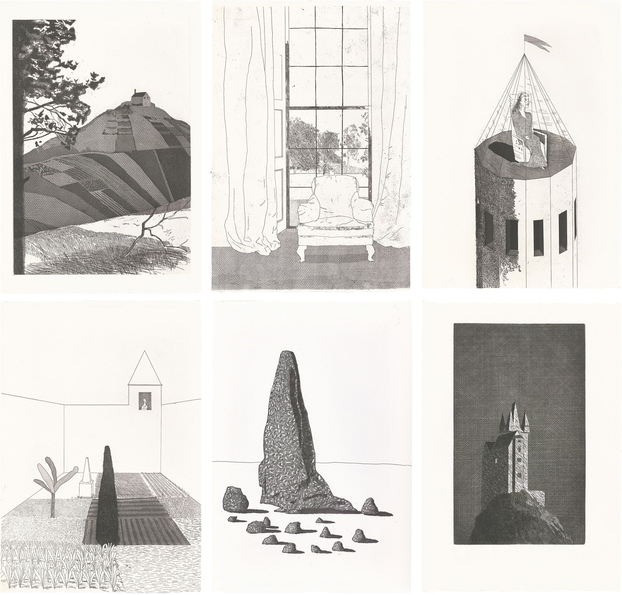 David Hockney | ”Illustrations for six fairy tales from the Brothers ...