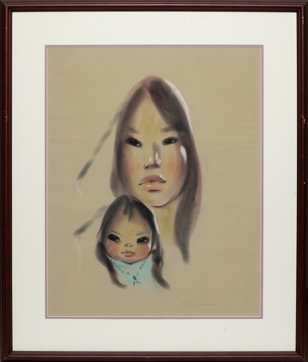 Gerda Christoffersen | Untitled - Indigenous Mother and Child (1917 ...