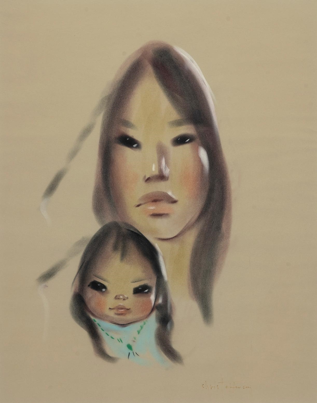 Gerda Christoffersen | Untitled - Indigenous Mother and Child (1917 ...