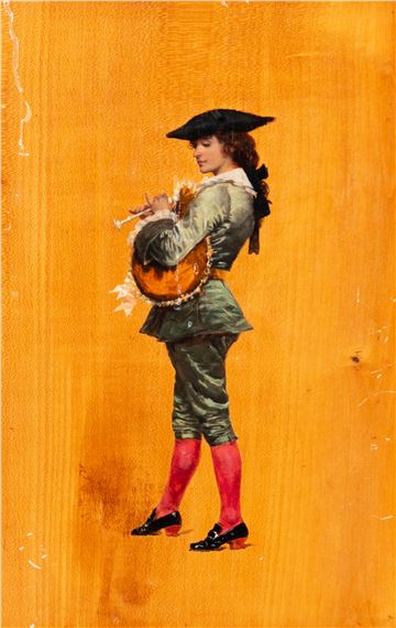 Charles Édouard Delort | Elegant Piper | MutualArt