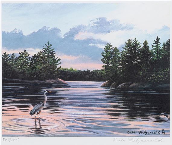 Debi Fitzgerald | Untitled - Heron (1954) | MutualArt