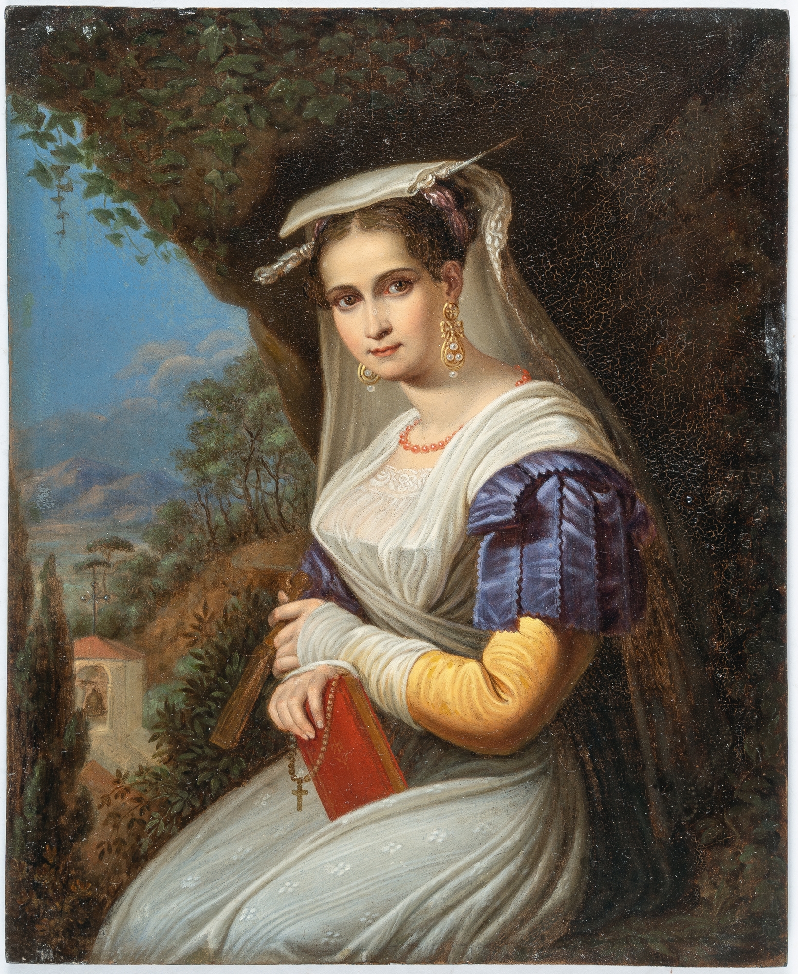 August Riedel | Roman lady in the Campagna | MutualArt